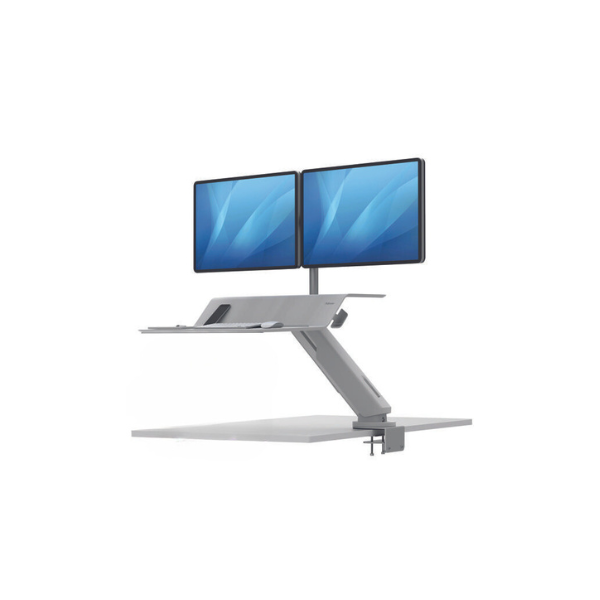 Fellowes Lotus Dual Sit/Stand Workstation – PAM Ergonomics